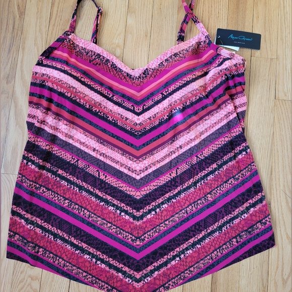 Aqua Green | Swim | Nwt Womens Xl Tankini Top By Aqua Green Swimwear ...